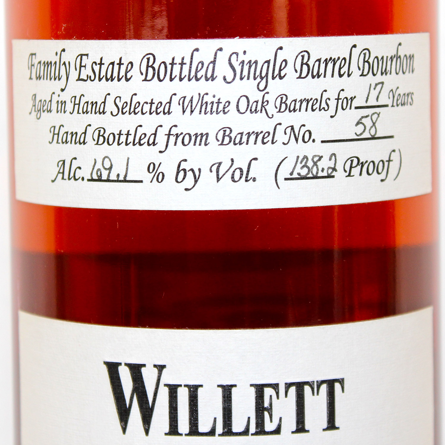 Willett Family Estate 17 Years Whiskey 138,2 Proof | Spirituosen Ankauf